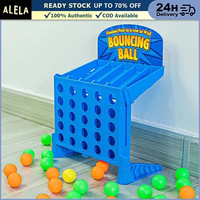 Jual Connect Four Game Bouncing Ball In A Row Family Board Game 4 In A ...