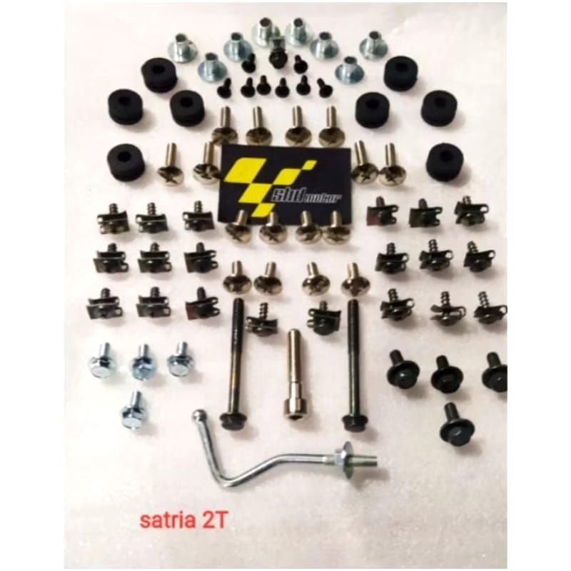 Jual baut full body satria 2tak lumba lengkap termasuk karet / baut ...