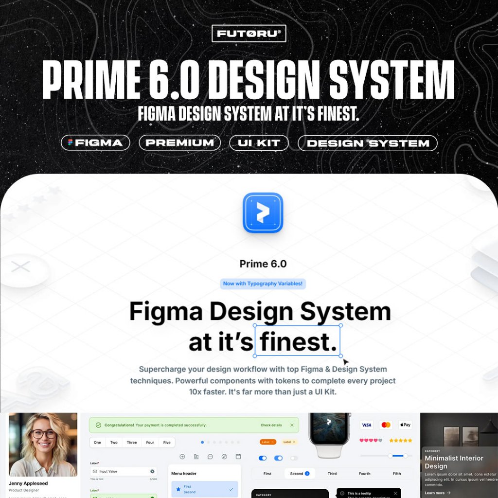 Jual Prime 6 UI - Template Figma Premium Design System | Shopee Indonesia