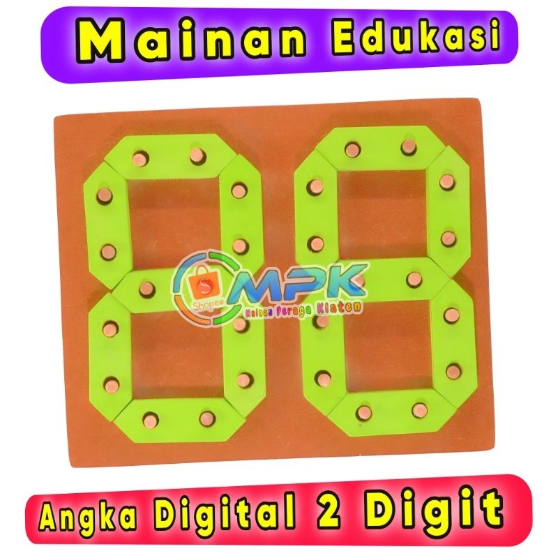 Jual MAINAN EDUKASI ANGKA DIGITAL (2 DIGIT ) | Shopee Indonesia