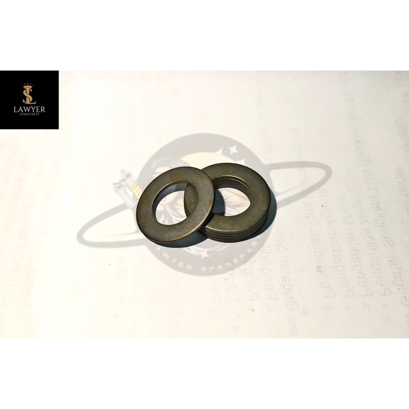 Jual Ring Plat Kuning Diameter Lubang 23mm Tebal 2,1mm Washer Plate O ...