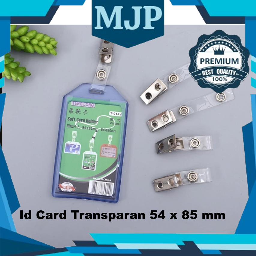 Jual Id Card Transparan / Tempat Tag Nama / Tempat Kartu Identitas ...
