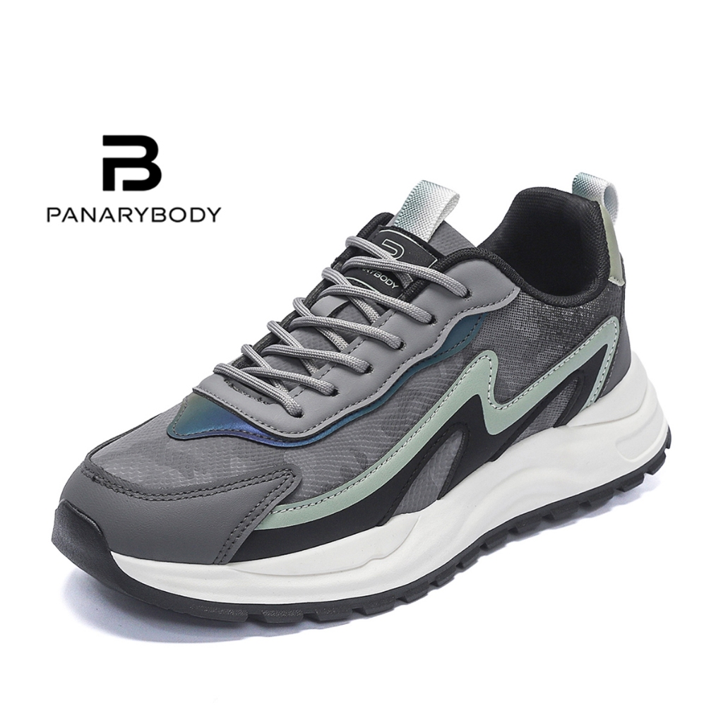 Jual PANARYBODY Sneakers Pria Sepatu Olahraga Sepatu QN2926 Abu-Abu ...