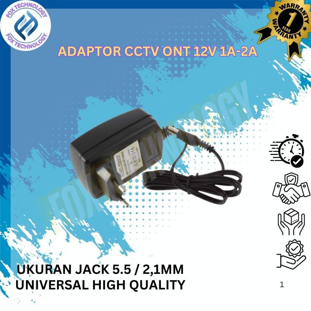 Jual [𝐎𝐑𝐈𝐆𝐈𝐍𝐀𝐋] Adaptor 12Volt 1A/1,5A/2Ampere Untuk Modem Wifi CCTV - Adaptor Diameter Jack 5,5 ...