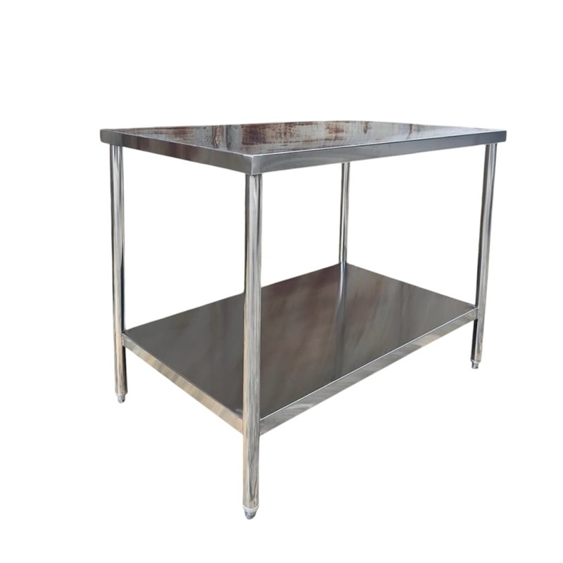 Jual Meja Stainless Steel Dengan Rak Tray dibawahnya Meja Kerja Meja ...