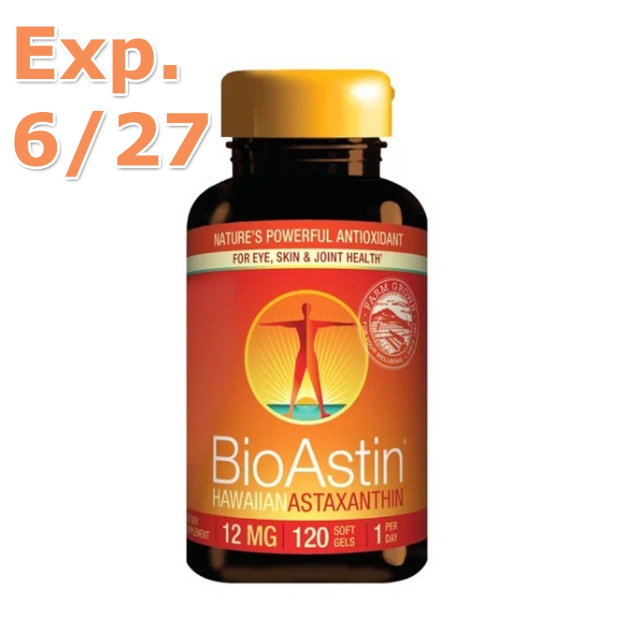 Jual BioAstin Hawaiian Astaxanthin 12 mg 120 Softgel | Shopee Indonesia