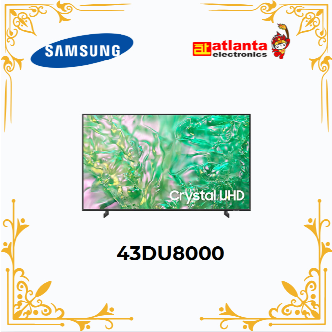 Jual SAMSUNG 43DU8000 CRYSTAL 4K UHD SMART TV 43 Inch | Shopee Indonesia