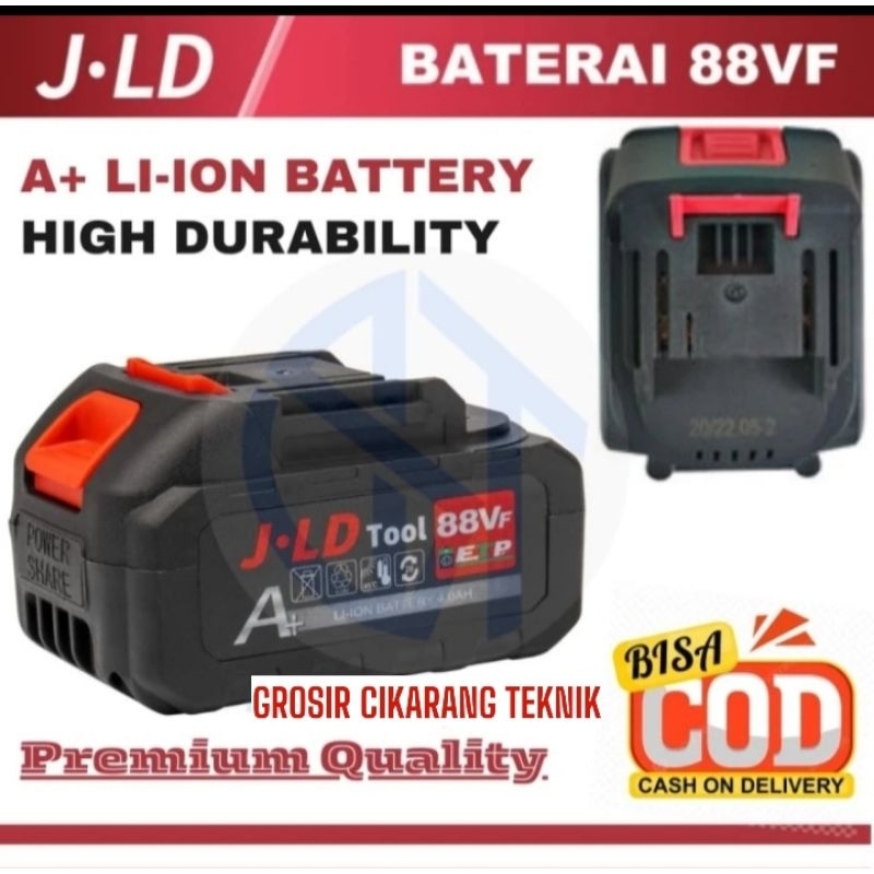 Jual Baterai JLD 88 VF CORDLES JLD impact gerinda 88 V tipe LXT ...