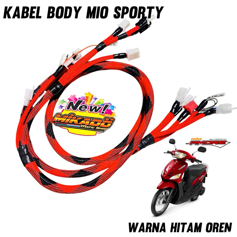 Jual KABEL BODY MIO SPORTY STANDAR KONTES BODI BUNGKUS SERAT RAPI ...