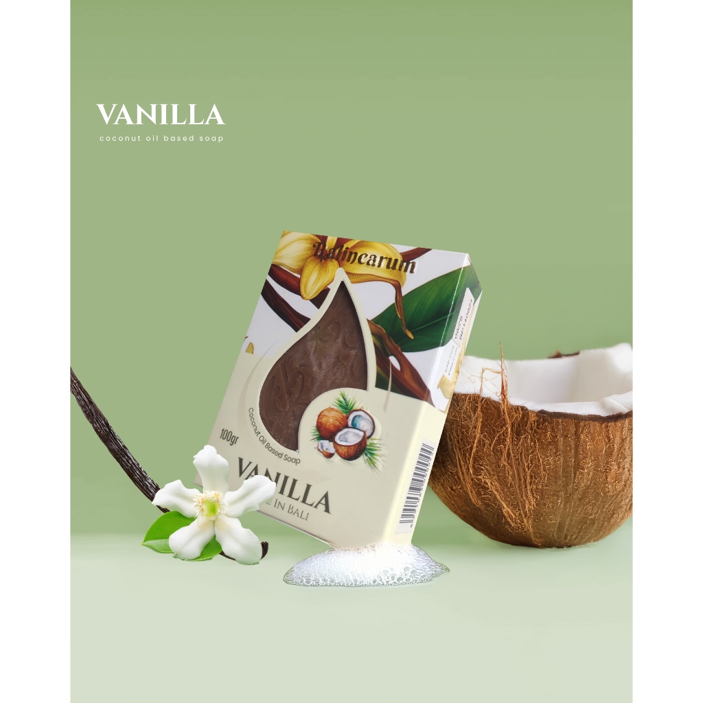 Jual Balinearum Virgin coconut oil based soap Vanilla 100gr | Shopee ...