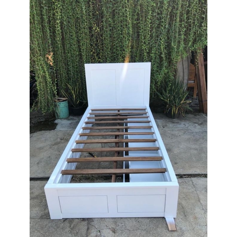 Jual Dipan Ranjang Tidur 4 Laci Headboard Tinggi Kayu Jati Minimalis ...