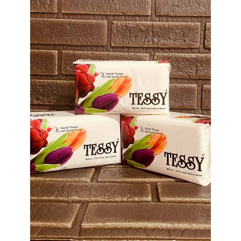 Jual Tessy Facial Tissue super Soft 1bal 40pack 2ply | Shopee Indonesia