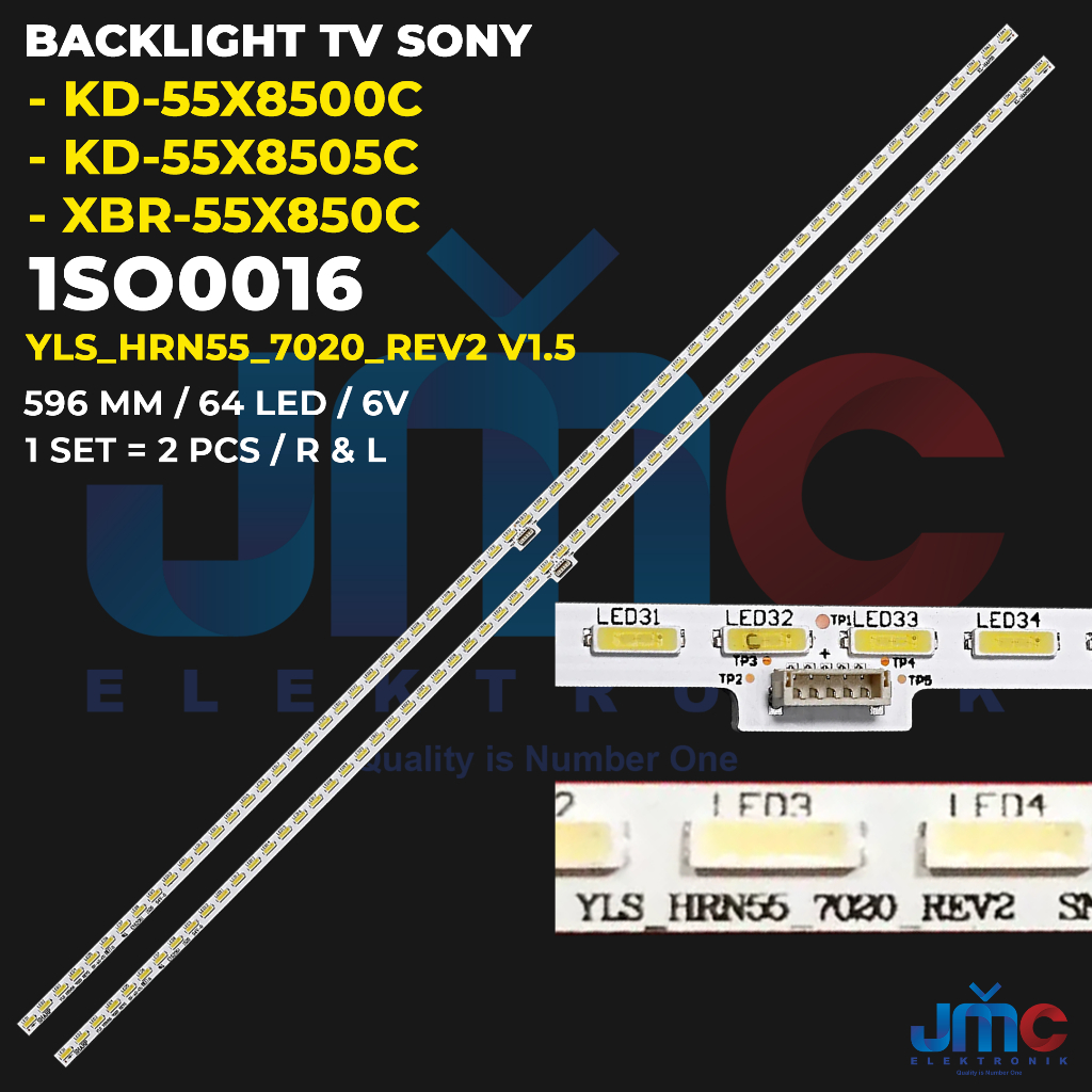 Jual Backlight TV SONY 55 Inch KD-55X8500C KD-55X8505C XBR-55X850C ...