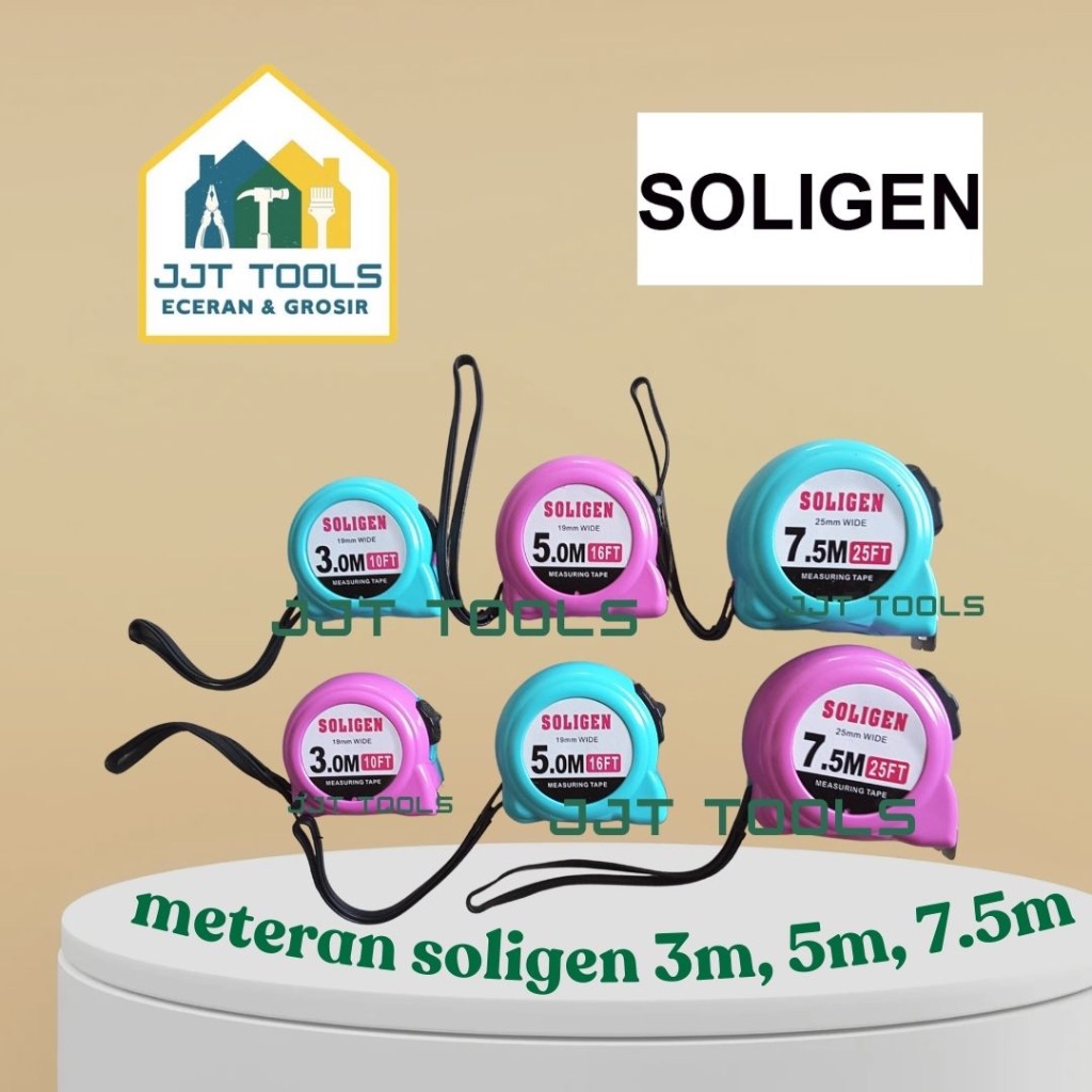 Jual meteran soligen 5m 7,5m | Shopee Indonesia