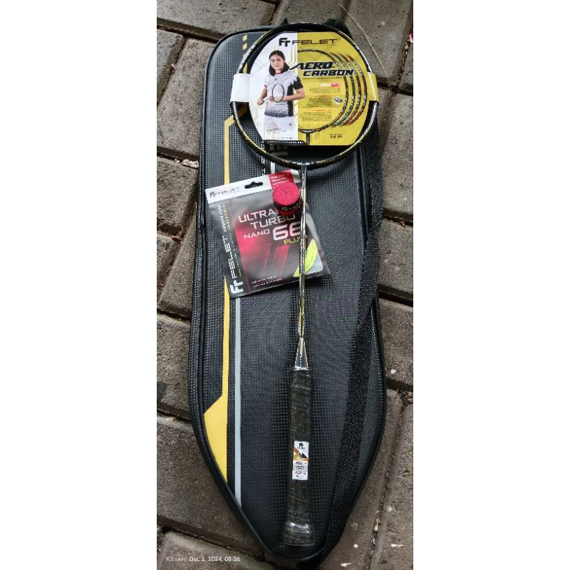 Jual Raket Badminton Felet Aero Carbon 35lbs Original | Shopee Indonesia