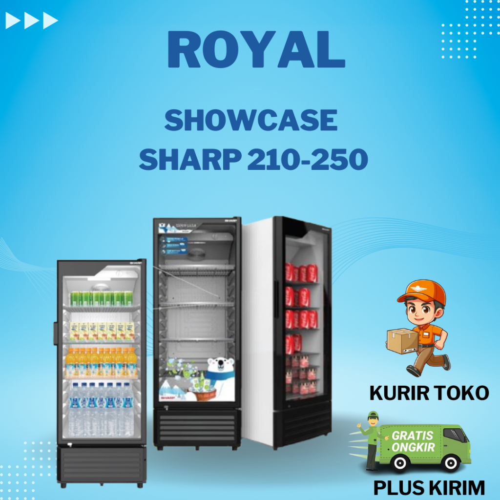 Jual SHOWCASE SHARP SCH-170 3Rak | Shopee Indonesia