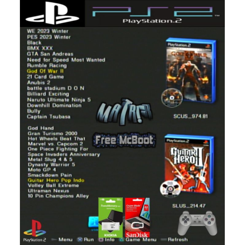 Jual Paket Isi Game PS2 - Flashdisk Full Game Ps2 | Shopee Indonesia