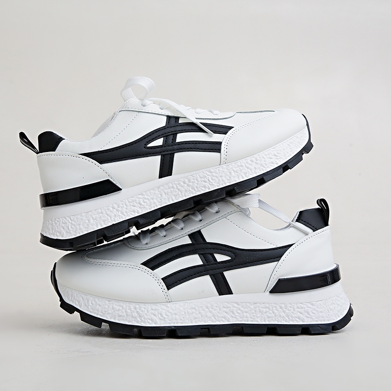 Jual KOII Sepatu Olahraga Sneakers Wanita Korea Putih Hitam Kasual ...