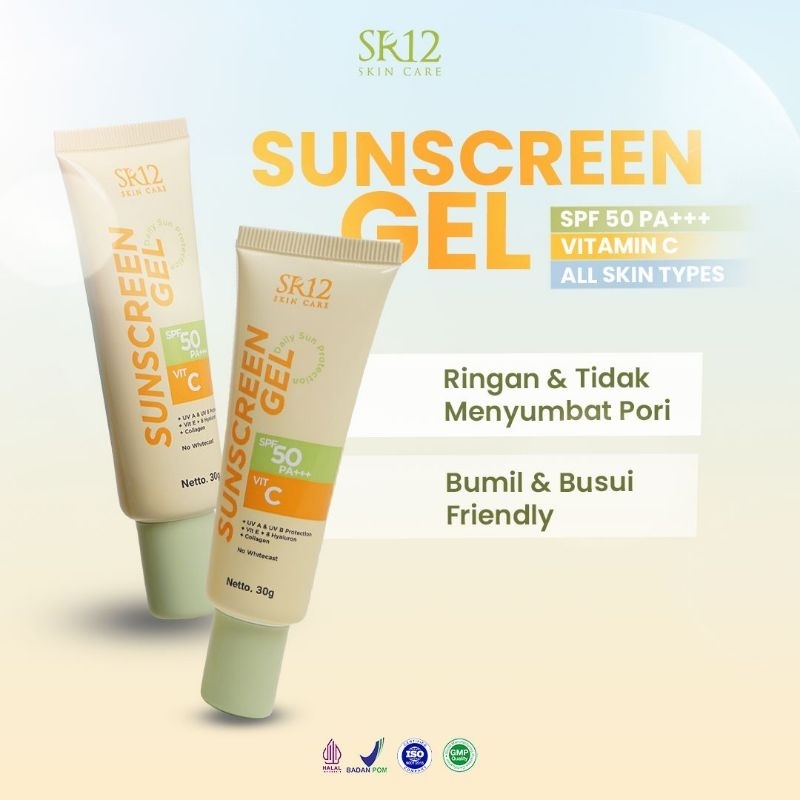 Jual SR12 - SUNSCREEN GEL SPF 50 PA+++ | Extra Melindungi & Mencerahkan ...
