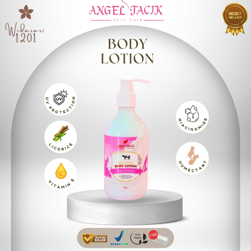 Jual Angel Tacik Body Lotion Whitening kemasan baru - 250ml | Shopee ...