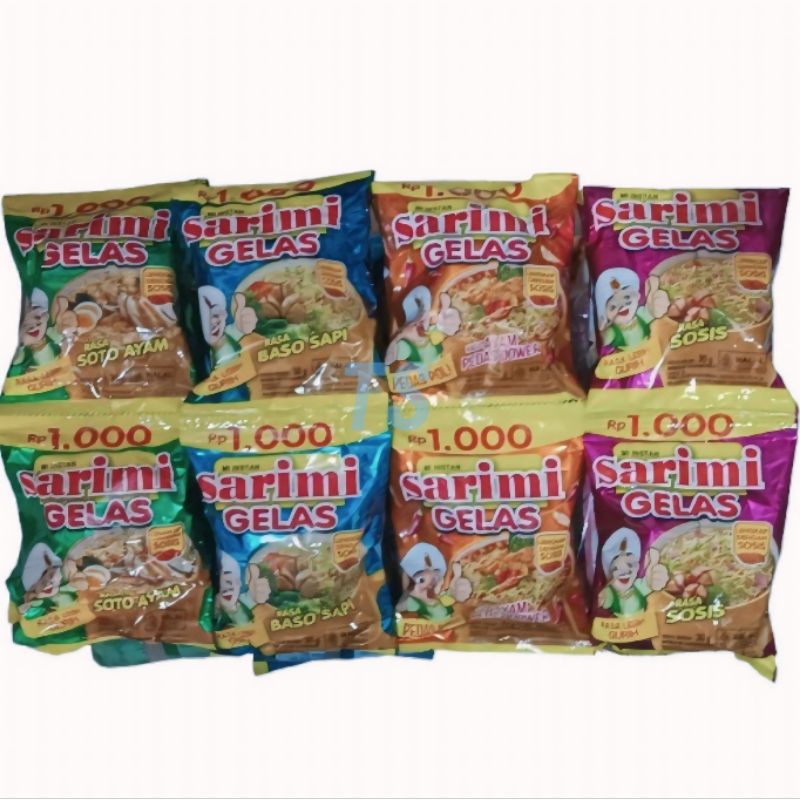 Jual Sarimi Gelas All Varian 1 Renceng isi 10 Pcs | Shopee Indonesia