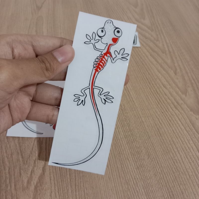 Jual STICKER TENGKORAK CICAK CUTTING STICKER CUTTING MOTOR CUTTING ...