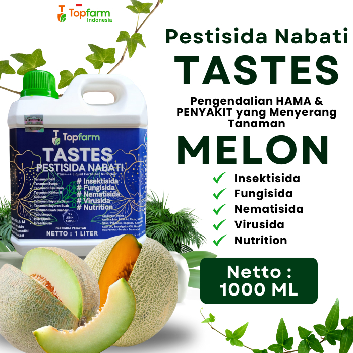 Jual Pestisida Nabati Tastes Topfarm / Obat Pembasmi Hama Daun Melon ...