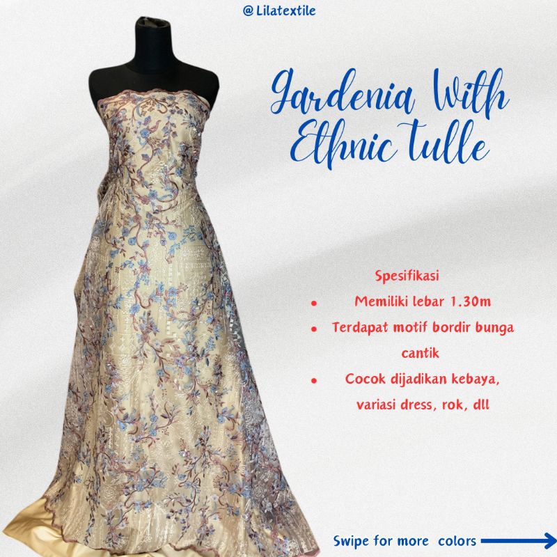 Jual New Arrival concep TILE Gardenia + dasar ethnic ( 2 in 1 ...