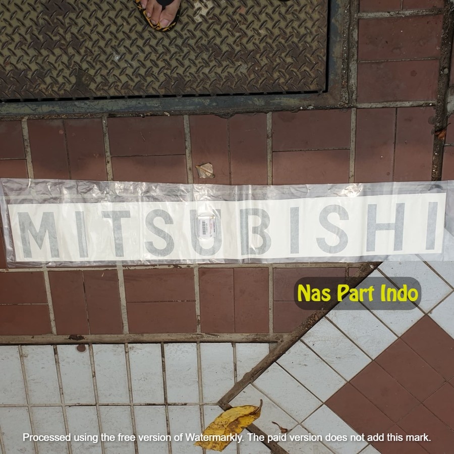 Jual Sticker MITSUBISHI Bak Bagasi Asli Mitsubishi Strada L200 Tahun ...