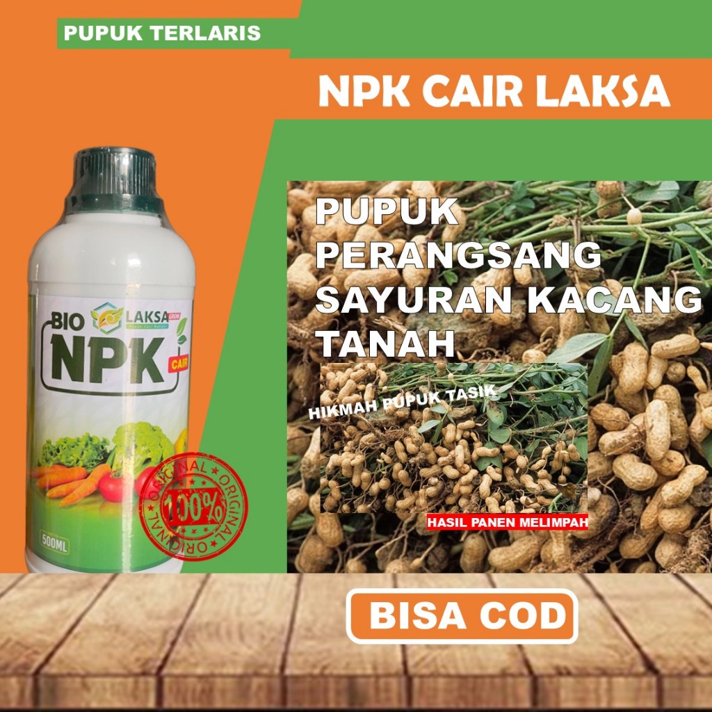 Jual LANGSUNG KIRIM PUPUK NPK KACANG TANAH MEMPERBANYAK BUAH DAN MEMPERBESAR PERTUMBUHAN SAYURAN ...
