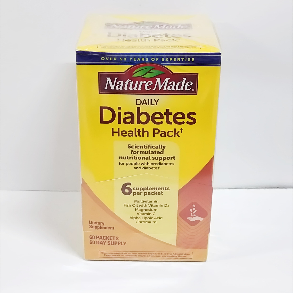 Jual NATURE MADE Daily Diabetes Health Pack (60 packets) | Shopee Indonesia