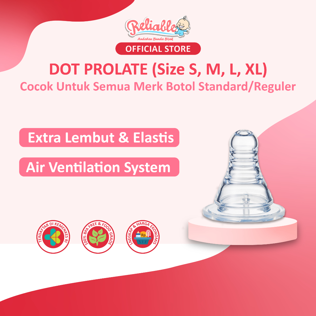 Jual Reliable Dot Botol Susu Peristaltic Ekonomis 1 pcs | Shopee Indonesia