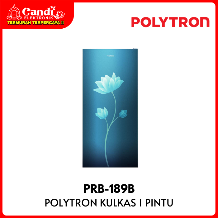 Jual POLYTRON Kulkas 1 Pintu 180 Liter Metallic Series PRB-189B ...