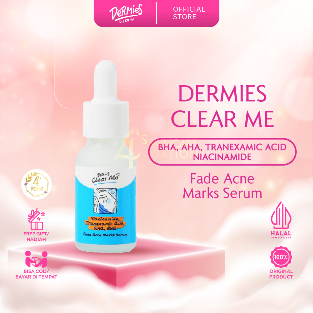 Jual Dermies by ERHA Clear Me Fade Acne Marks Serum With Tranexamic ...