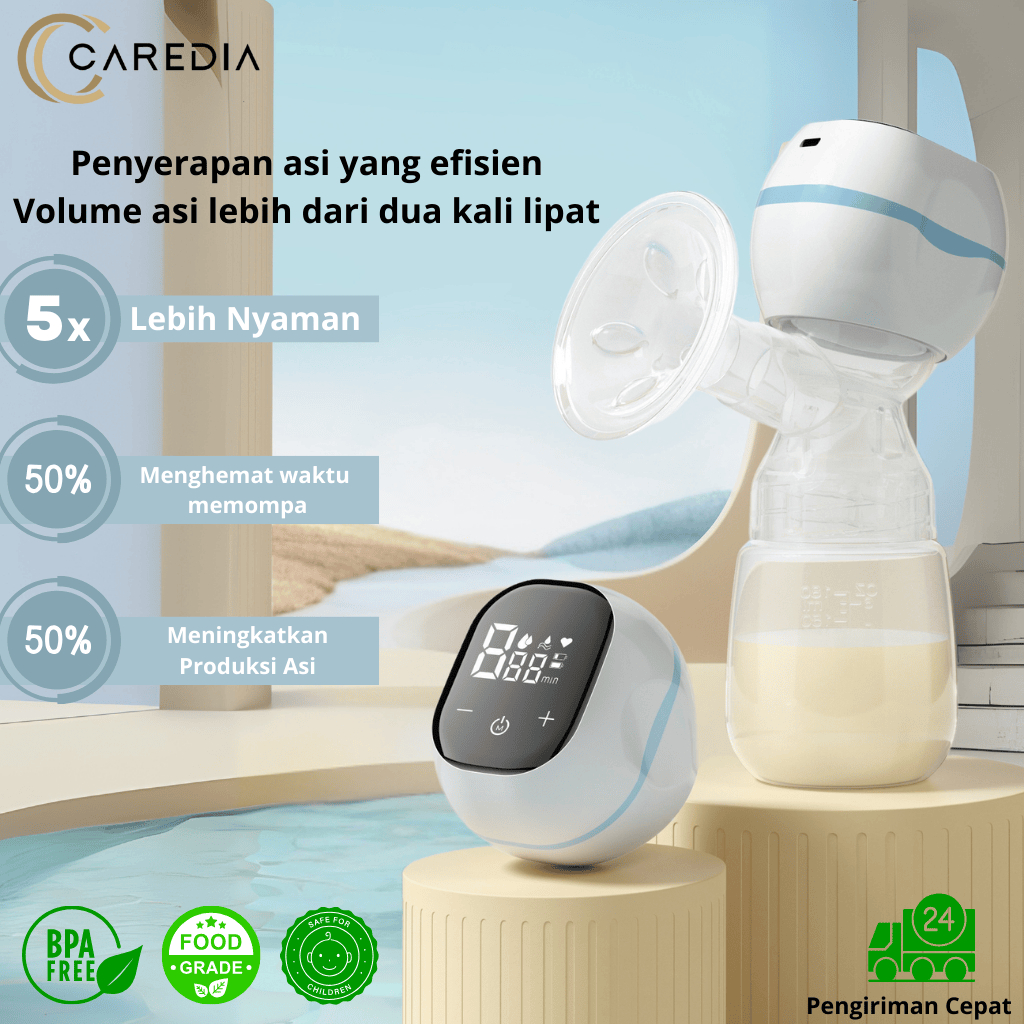 Jual Caredia Pompa ASI Elektrik Tanpa Kabel ,Pompa ASI Tanpa Portabel Rasa Sakit Otomatis ...