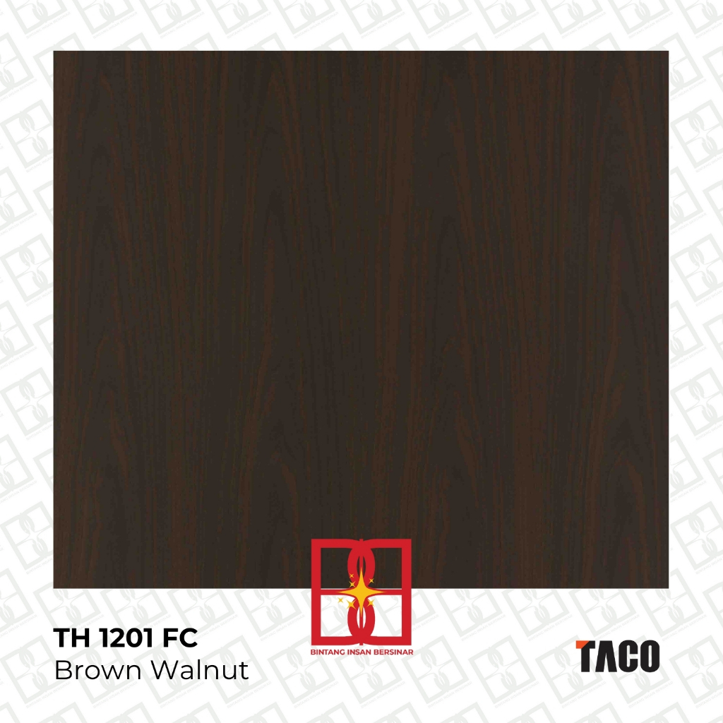 Jual TACO HPL TH 1201 FC (Brown Walnut) | Shopee Indonesia