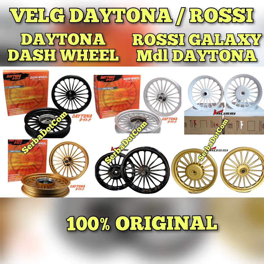 Jual VELG ROSSI ROSSY GALAXY Model DAYTONA DASHWHEEL DASH WHEEL GRAND ...