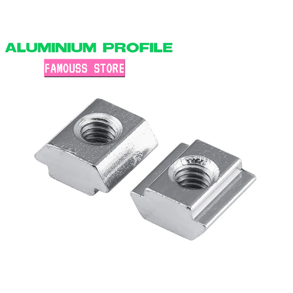 Jual M4 M5 M6 M8 Sliding T Nut Aluminium Profile Alumunium 3030 Series ...
