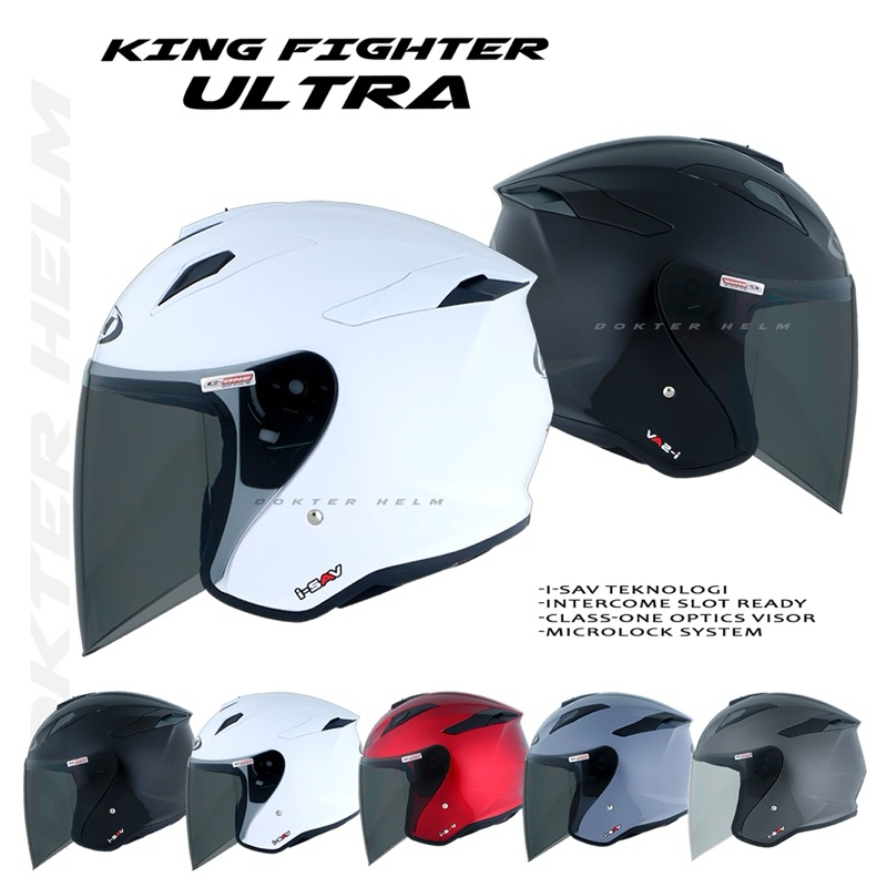 Jual Helm GM KING FIGHTER ULTRA SOLID COLOUR - Helm Gm Support ...