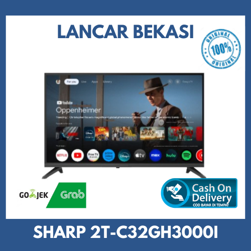 Jual LED TV SHARP 2T-C32GH3000I Digital Smart 2K Google TV (32 Inch) - Garansi Resmi | Shopee ...