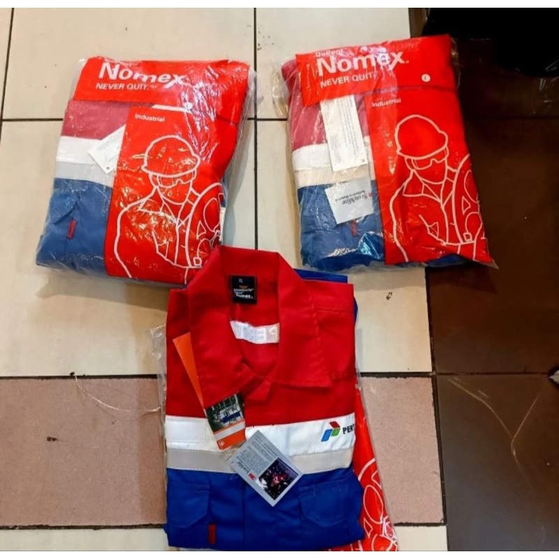 Jual Wearpack Pertamina Dupont Nomex / Converall Tambang Berkualitas ...