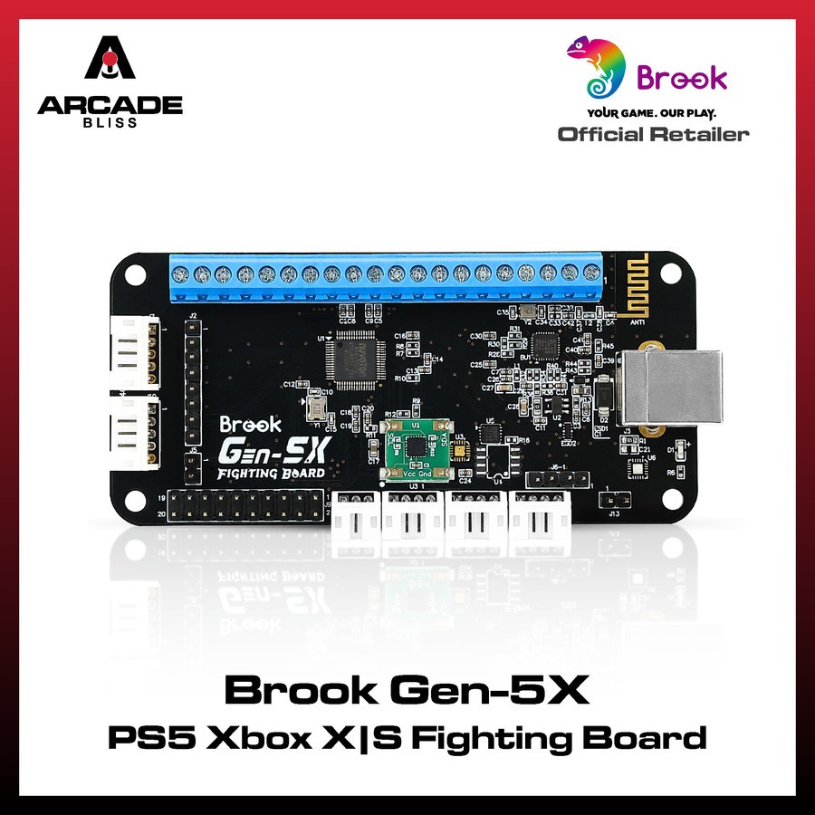 Jual PCB Brook GEN-5X Fighting Board Gen 5 X Controller Arcade Stick ...