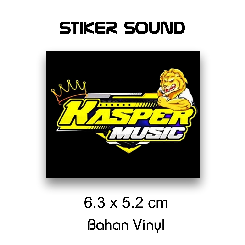 Jual Stiker Kasper Music Sound Bahan Vinyl satuan | Shopee Indonesia