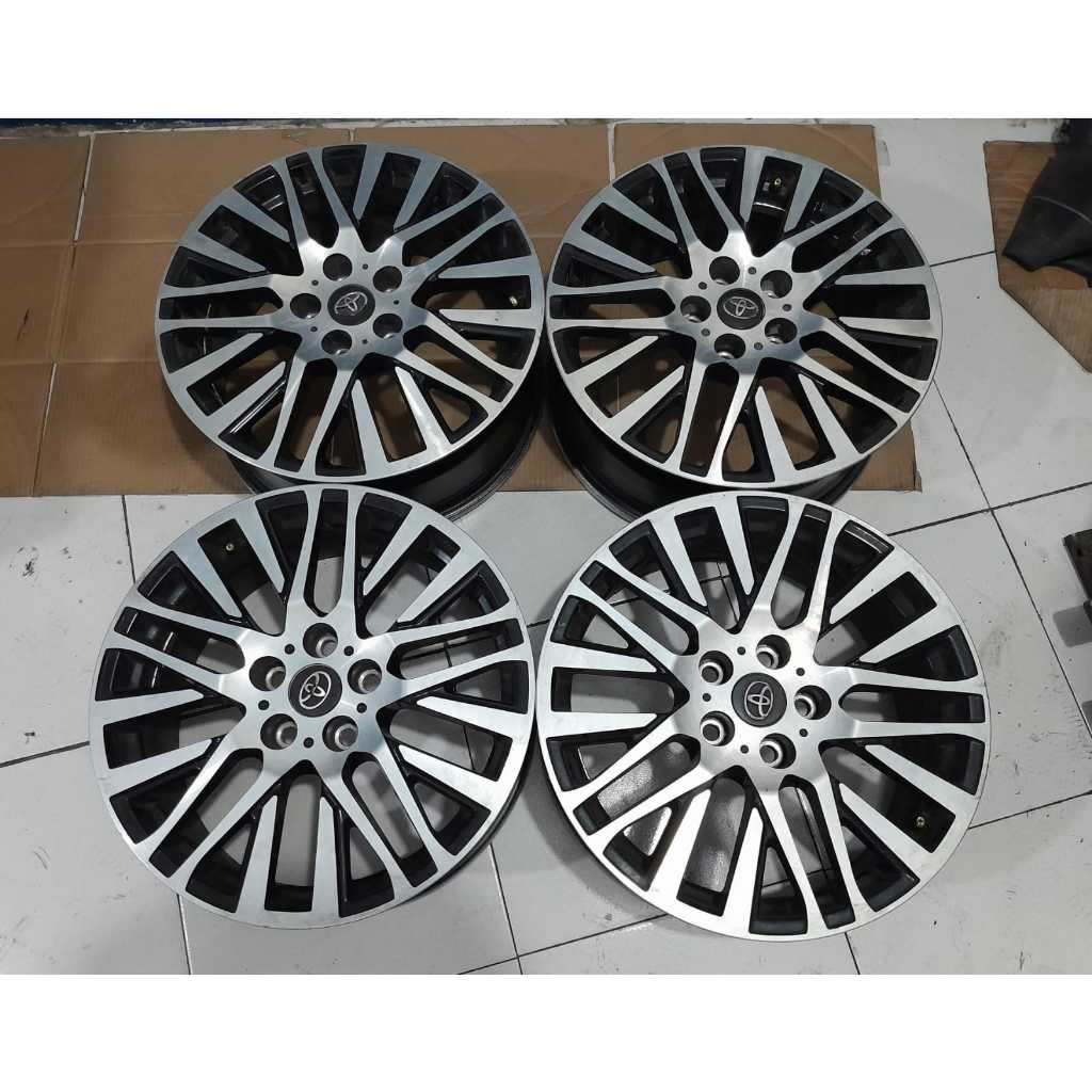 Jual VELG MOBIL BEKAS REF. ALPHARD R18 LEBAR 8 ET 45 PCD 5X114 BISA ...