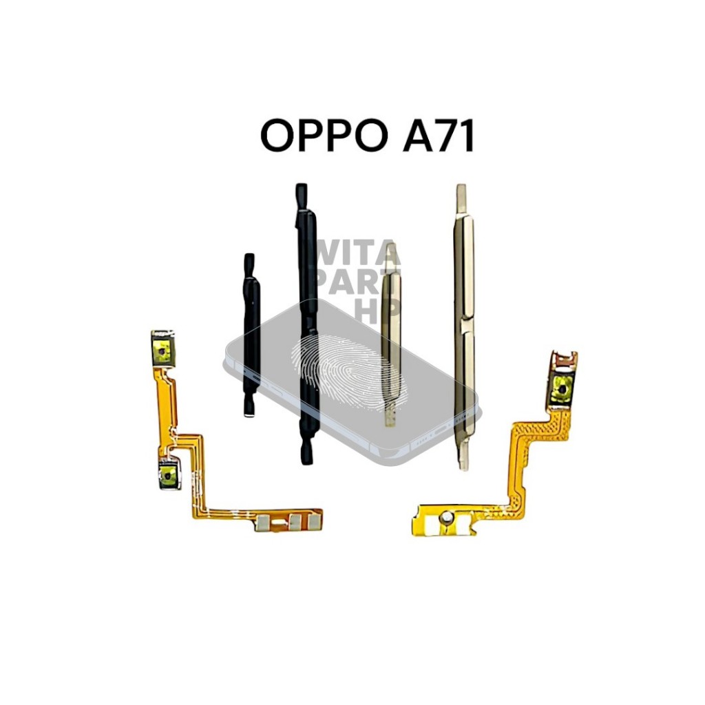 Jual PERNIK/KEYPAD + FLEXIBLE ON OFF VOLUME OPPO A71 2018 TOMBOL LUAR DALAM SATU SET | Shopee ...
