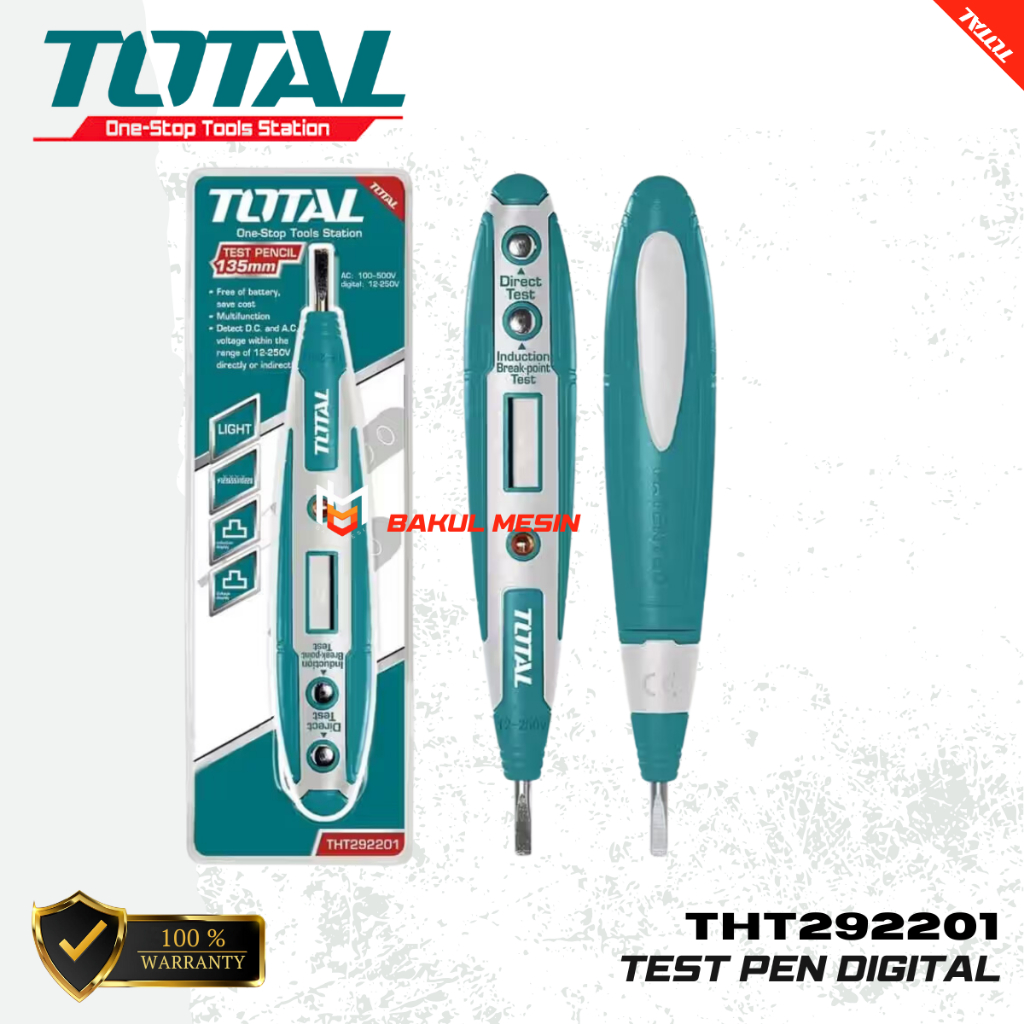 Jual TOTAL THT292201 testpen Test pen digital digital voltage | Shopee ...
