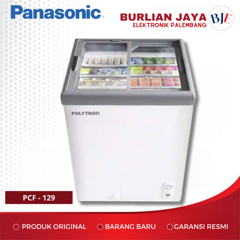 Jual KULKAS CHEST FREEZER PANASONIC PCF-129 100 L KULKAS CHEST FREEZER ...