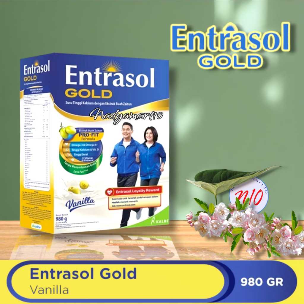 Jual Entrasol Gold Vanila SUSU 980 gr | Shopee Indonesia