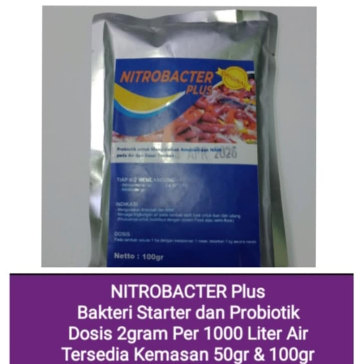 Jual Nitrobacter Plus 50Gr Backteri Starter Probiotik Kolam Aquarium ...