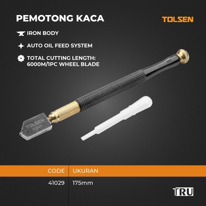 Jual Alat pemotong kaca asli Tolsen - Pisau potong kaca alat potong ...